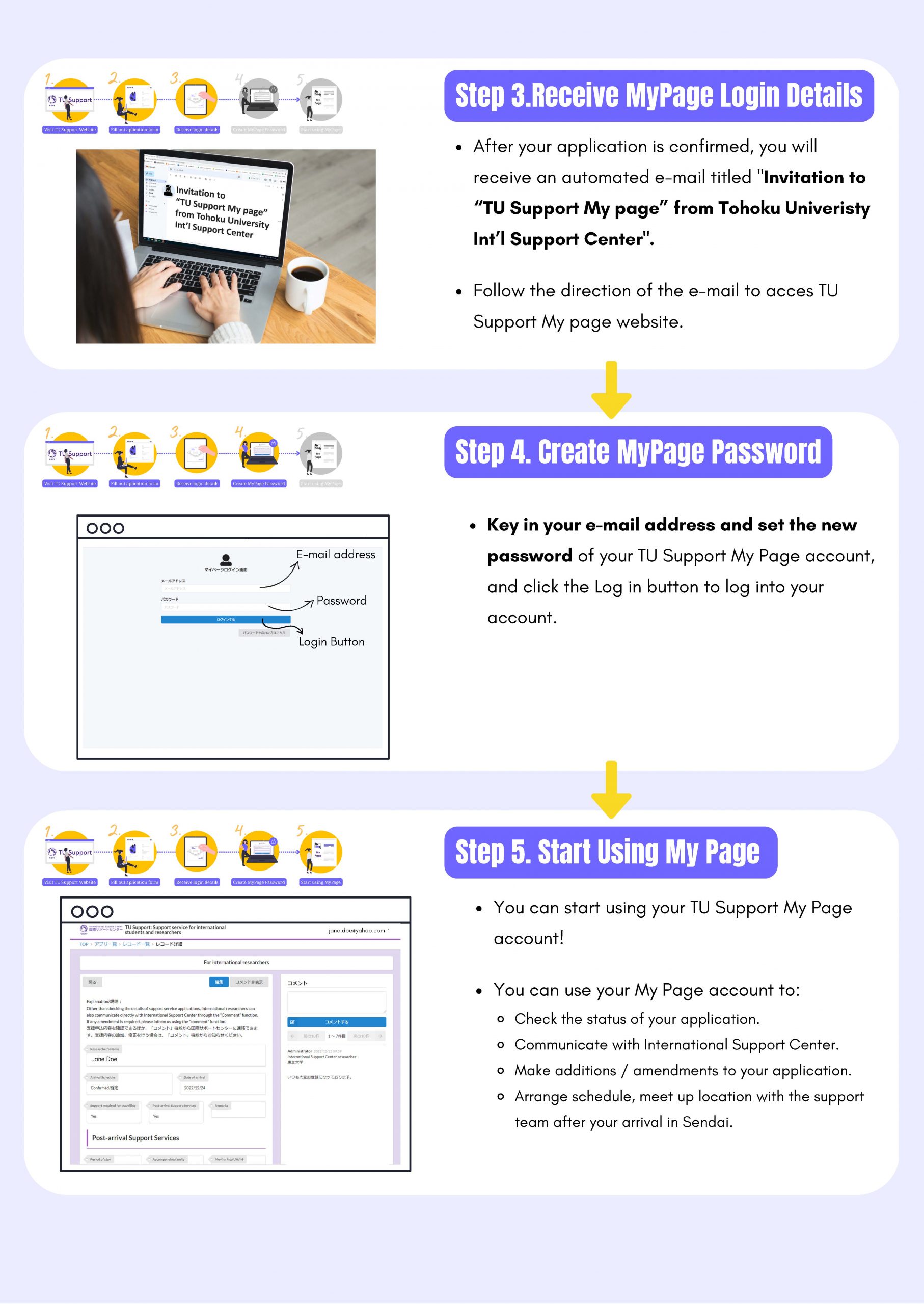 Apply for Support Services｜TU Support – TOHOKU UNIVERSITY International ...