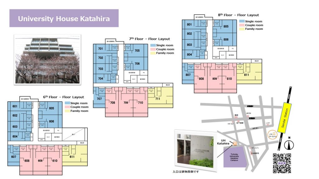 University House and International House – Room Layout｜TU Support ...